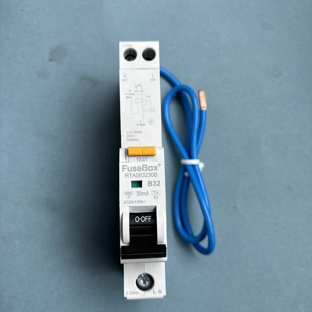 FUSEBOX RCBO RTA063230B 32A Type B 6KA Type-A RCBO (no Box) £8.00 - PicClick UK