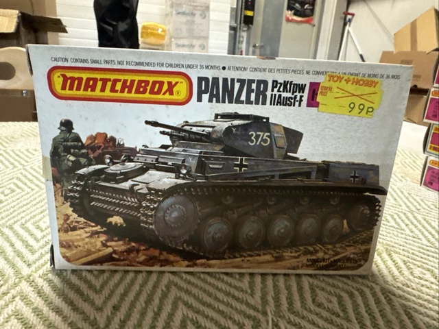MATCHBOX GERMAN PANZER II Tank Diorama 1/76 Scale Model WWII £20.00 ...