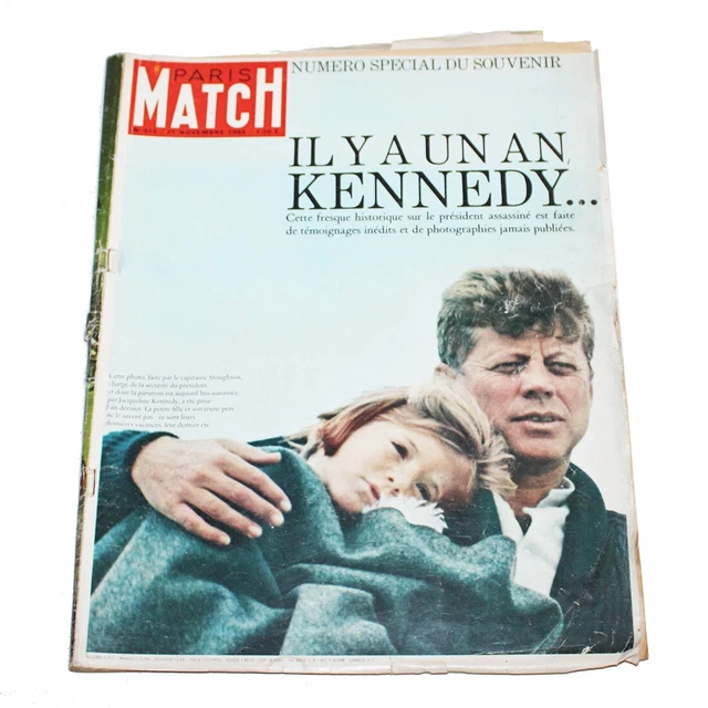 MAGAZINE / REVUE Paris Match n° 815 du 21/11/1964 Kennedy EUR 5,00 ...