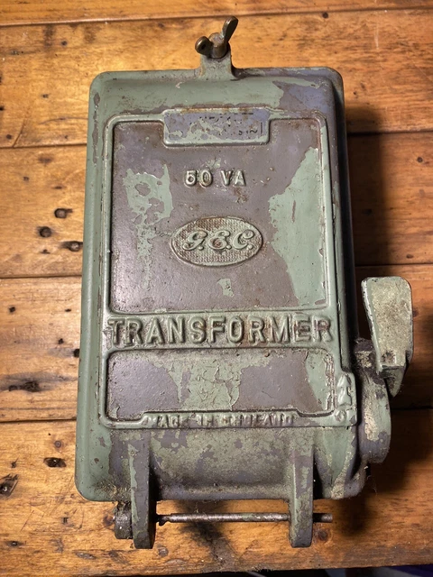VINTAGE GEC ELECTRIC Transformer Switch Isolator On Off Retro Cast ...