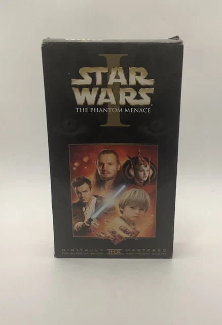 STAR WARS EPISODE I: The Phantom Menace (VHS, 2000, Widescreen) £4.51 ...