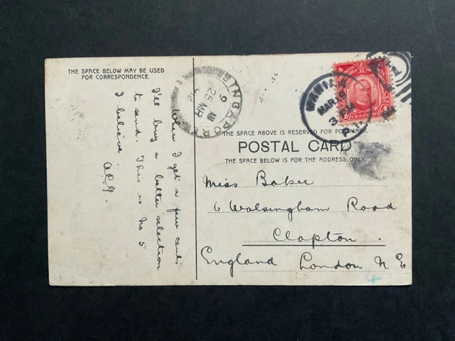 POSTAL HISTORY - Philippines 1912 picture postcard to London. £5.00 ...