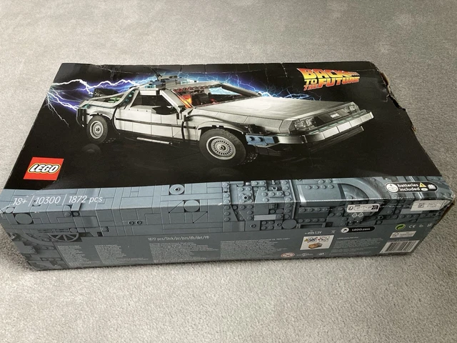LEGO ICONS: BACK to the Future Time Machine (10300) damage to box £146. ...
