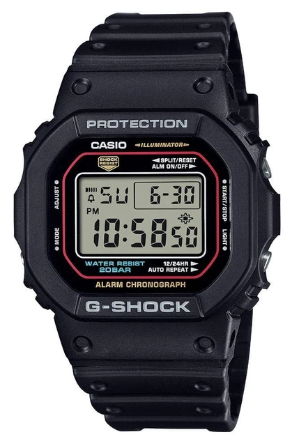 CASIO G-SHOCK ICONIC Alarm Chrono Illuminator (42.8mm) Digital Dial £90 ...