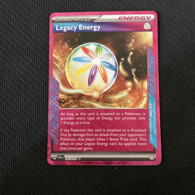 POKÉMON TCG LEGACY Energy Scarlet & Violet-Twilight Masquerade 167/167 ...