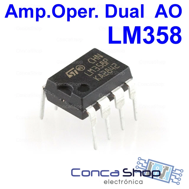 LM358 AMPLIFICADOR OPERACIONAL Dual Ao Dual Lm358P 358 - Desde España EUR 1,60 - PicClick DE
