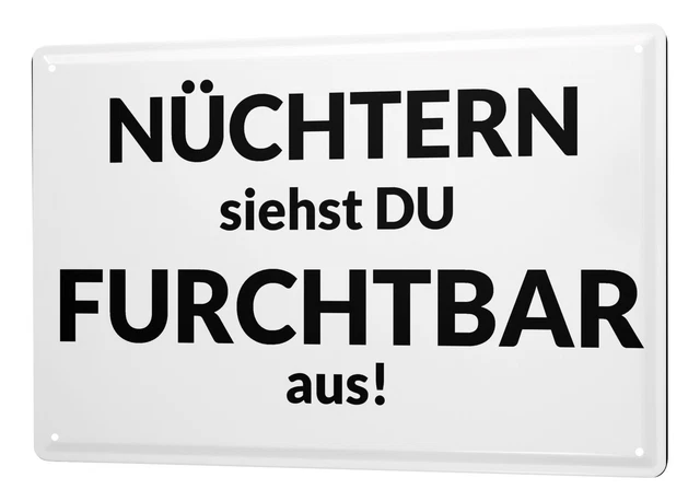 BLECHSCHILD RETRO WAND Deko Schild Frisch verheiratet Herz 20X30 cm £11 ...