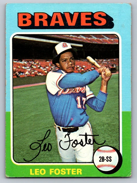 CARTE DE BASEBALL RC 1975 Topps #418 Leo Foster Atlanta Braves EUR 2,75 ...