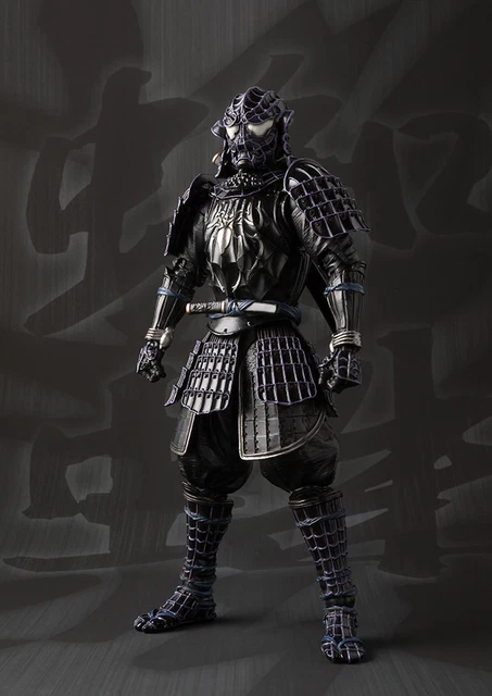 SAMURAI BLACK SPIDER-MAN Meisho Manga Realization Action Figure BANDAI ...