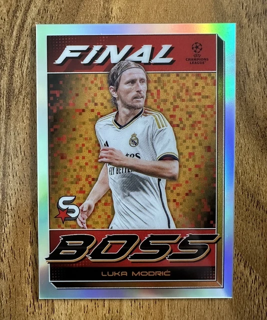 TOPPS SUPER STARS 23/24 Luka Modric Final Boss Real Madrid Chrome #FB ...