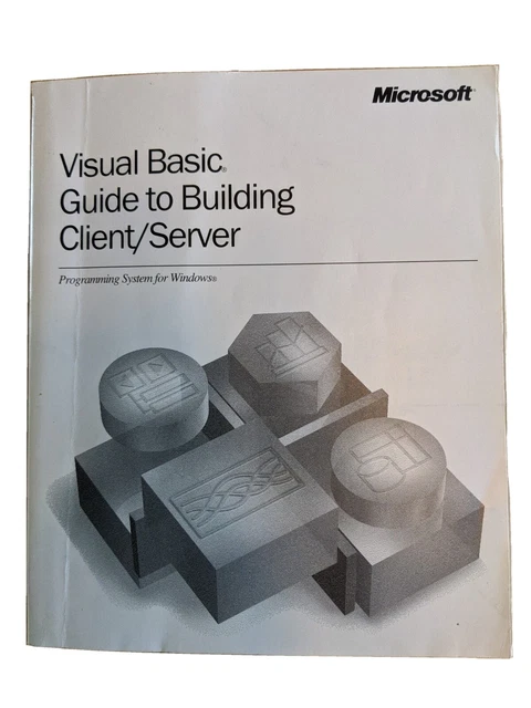MICROSOFT VISUAL BASIC 5.0 Guide To Building Client/Server $3.00 - PicClick