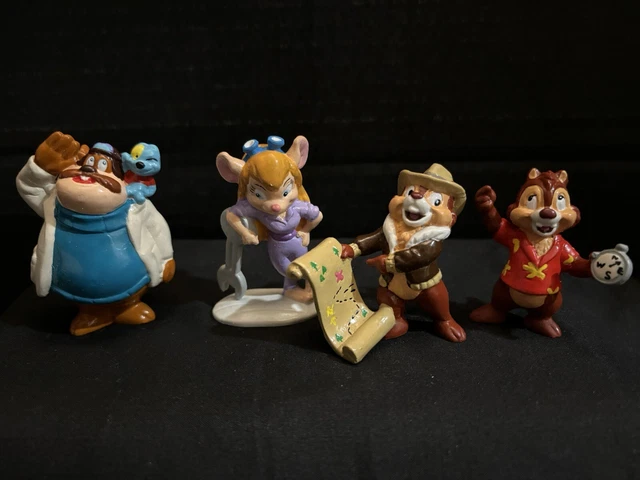 RARE VINTAGE CHIP N Dale Rescue Rangers Applause Pvc Figures Lot Disney ...