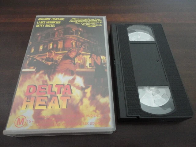 DELTA HEAT - VHS Video Cassette Tape 1994 Big Box Retail Edition $19.95 ...
