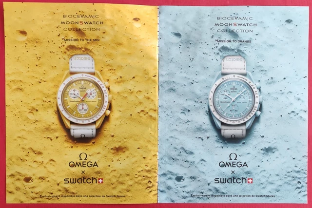 PUBLICITÉ DE PRESSE: Montre OMEGA Swatch Suisse - FENDI Roma 2 pages ...