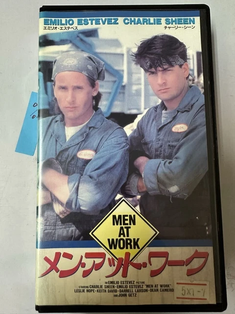 VHS MAT WORK Charlie Sheen Emilio Estevez 1990 £52.64 - PicClick UK