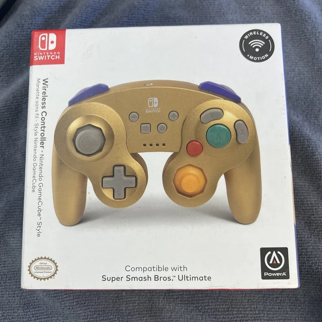 POWERA WIRELESS GOLD Nintendo Switch GameCube Style Controller, NEW ...