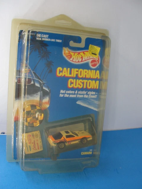RARE MATTEL HOT Wheels Cal California Customs' 80's Camaro Avec / Real ...