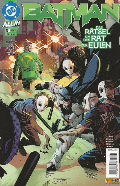 BATMAN NR.101 SEPTEMBER 2025 -Das Rästel um den Rat der Eulen- EUR 2,65 - PicClick DE