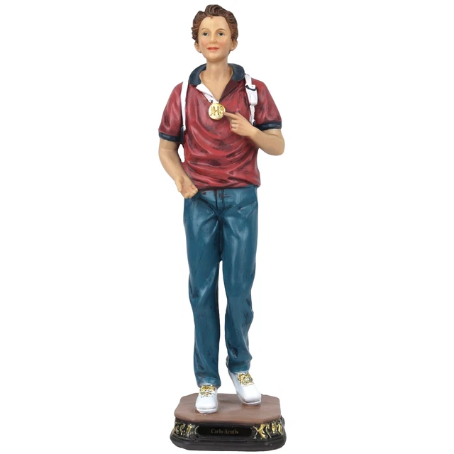ST. CARLO ACUTIS 12" The First Millennial Saint” Resin Figure ...