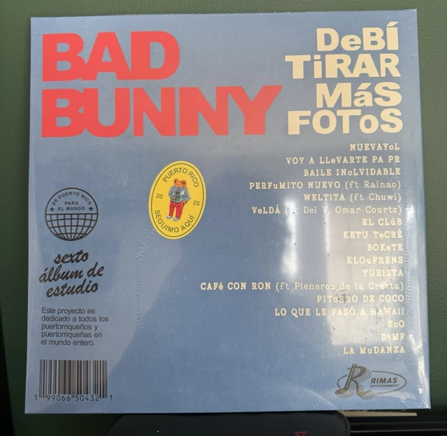 BAD BUNNY - Debi Tirar Mas Fotos (2025 Gatefold 2 Blue Vinyls) Sealed £ ...