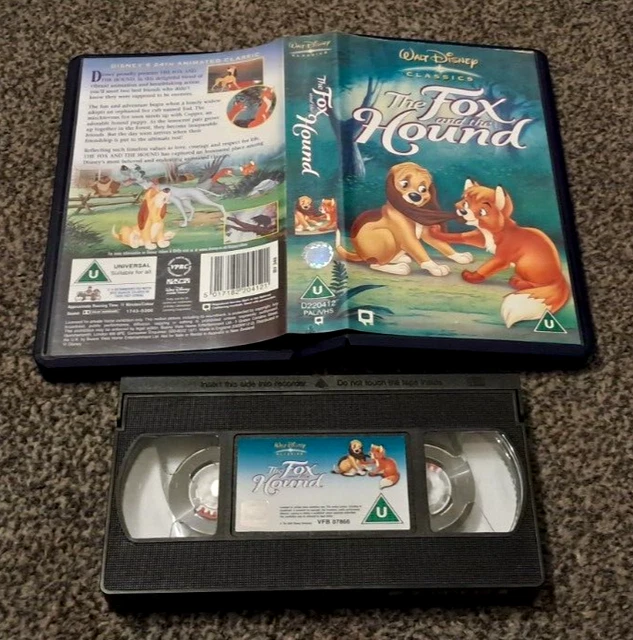 DISNEY CLASSICS THE Fox And The Hound Tod Cooper Pal Vhs Video Kids ...