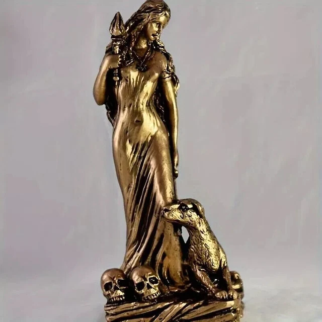 MAGIC WITCH GODDESS Kate Resin Statue Norse Mythology Pagan God ...