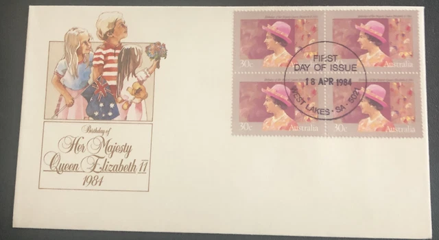 AUSTRALIA FDC 1984 Birthday Of Her Majesty Queen Elizabeth II $2.00 - PicClick AU