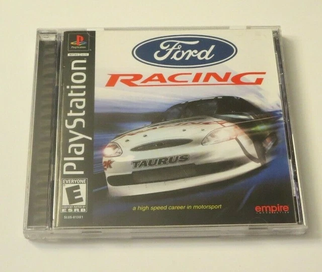 FORD RACING SONY Playstation Video Game PS1 great condition complete ...