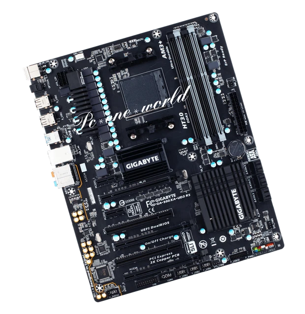 GIGABYTE GA-990XA-UD3 R5 Socket AM3+ USB3.1 ATX DDR3 DIMM AMD 990X ...