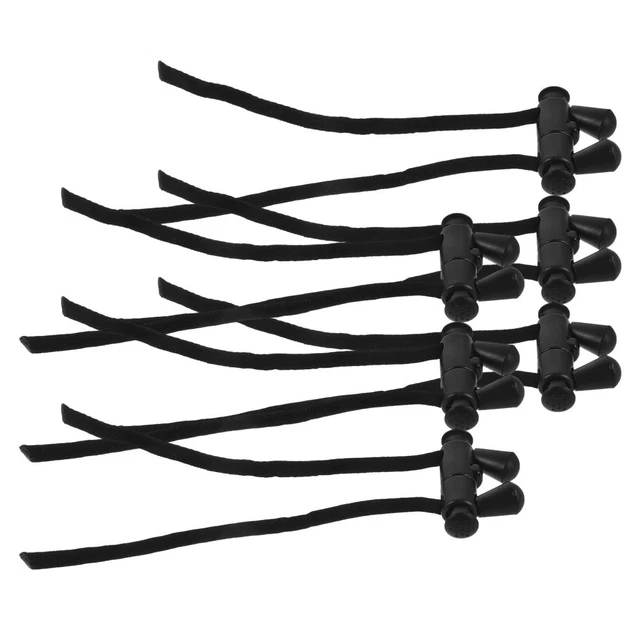 6 PCS ELASTIC Cord Neck Pillow Straps for Travel Camping Tie down Rope ...