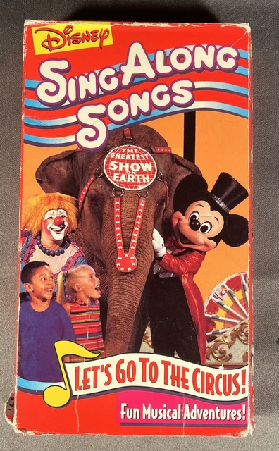 SING ALONG SONGS - Mickeys Fun Songs: Lets Go to the Circus (VHS 1994 ...