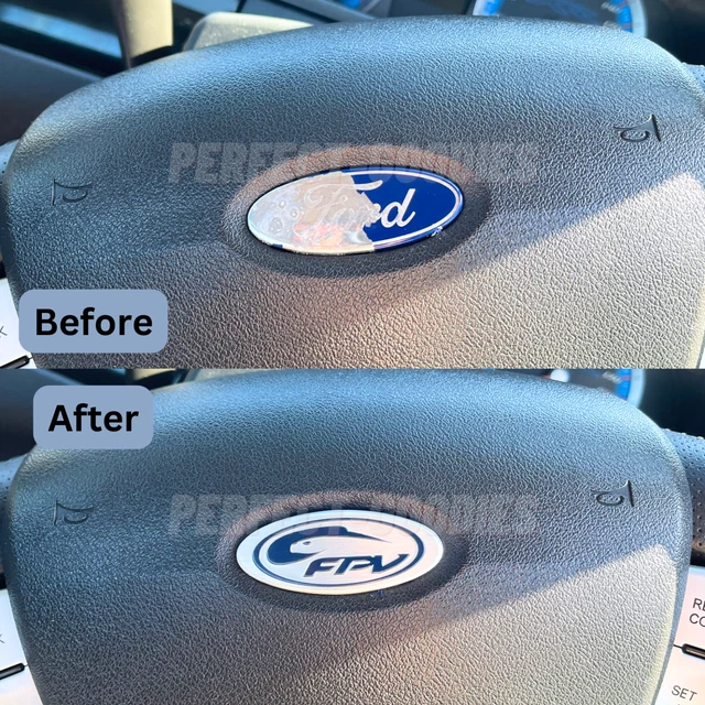 STEERING WHEEL BADGE For Fpv/Ford Falcon Ba/Bf/Fg/Fgx Series Sedan And ...