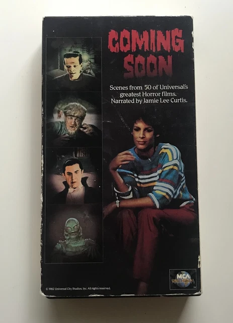 COMING SOON VHS 1982 Jamie Lee Curtis John Landis Universal Horror ...