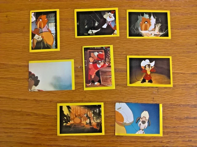 AN AMERICAN TAIL Fievel Goes West stickers x8 unused (Diamond ...