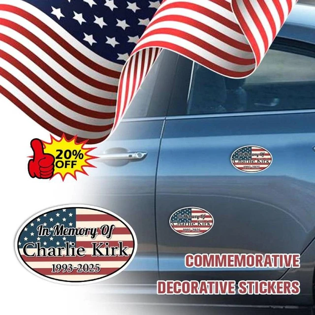 IN MEMORY OF Sticker, Pray for CHARLIE KIRK Stickers $9.60 - PicClick AU