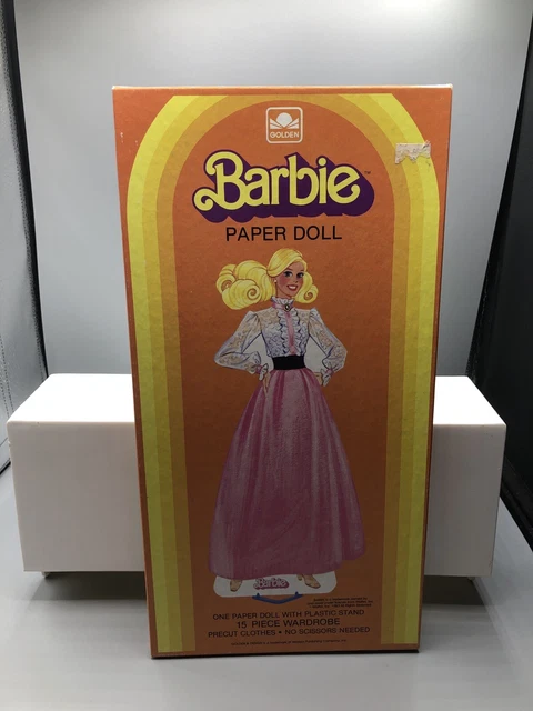 BARBIE PAPER DOLL Box Boxed Set Mattel 1983 New Sealed Unused Uncut £9. ...