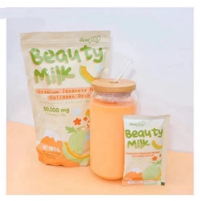 BEAUTY MILK MELON flavour Premium Japanese Collagen Drink 🧡💛💚 £18.92 ...
