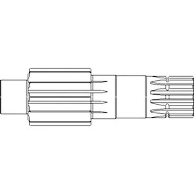 135290A1 FINAL DRIVE Pinion Shaft Fits Case IH 2166 2188 2344 2366 ...