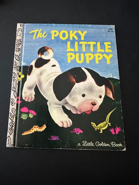 VINTAGE A LITTLE Golden Book The Poky Little Puppy copyright 1970 ...
