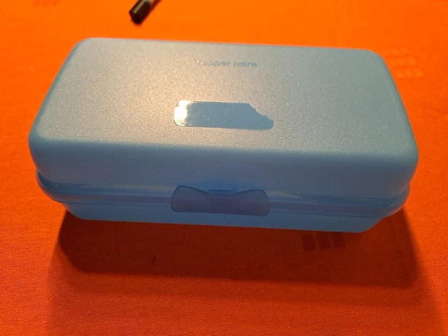 TUPPERWARE A156 MAXI Twin Box eco+ Sandwich-Box blau Brotdose ...