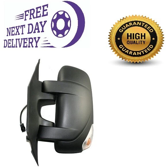 RENAULT MASTER 2010-2020 Electric Door Wing Mirror Black Passenger Side ...
