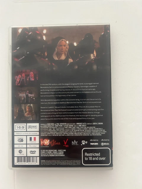 BENNEDETTA -CHARLOTTE RAMPLING, Virginie Efira, (2020) SBS Dvd PAUL ...