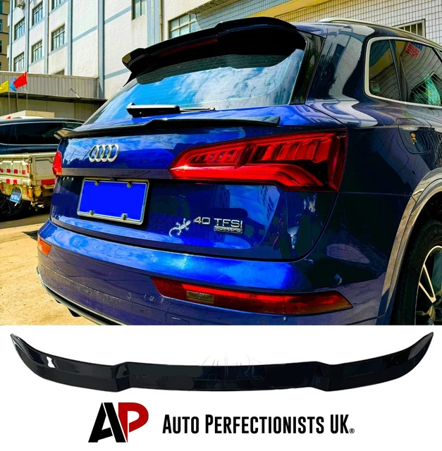 AUDI Q5 S Line SQ5 Spoiler Lip Gloss Black Rear Roof Wing Boot Kit SUV ...
