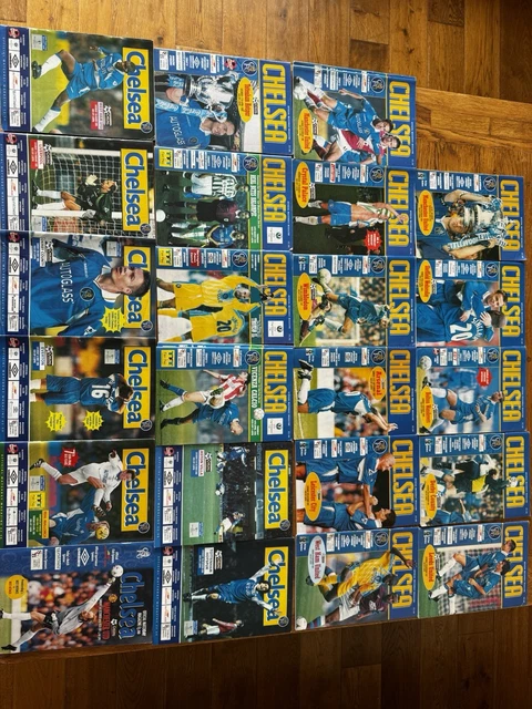 LATE 90’S CHELSEA FC Home & Cup Programme Bundle £1.16 - PicClick UK
