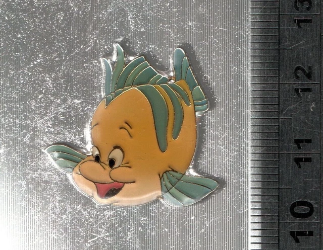 WALT DISNEY'S &THE Little Mermaid" pin badge - Flounder £3.00 - PicClick UK