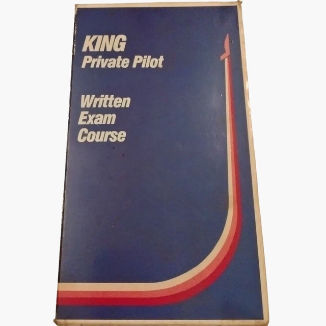 KING PRIVATE PILOT Written Exam Course Vintage VHS Flight School £9.32 ...
