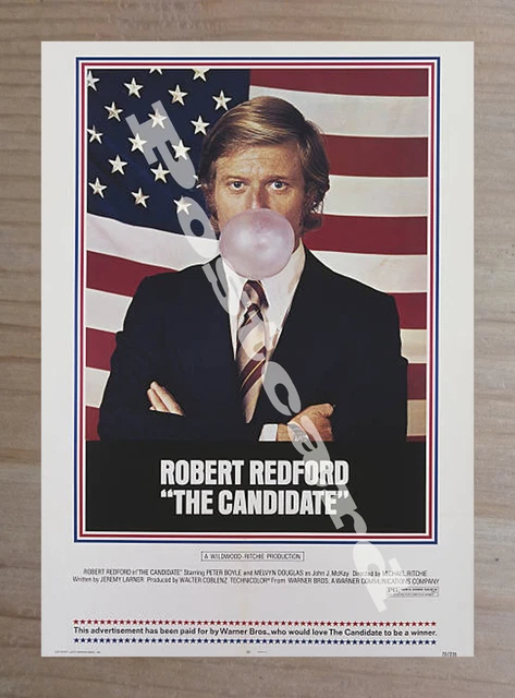 HISTORIC THE CANDIDATE 1972 Movie Advertising Postcard $6.00 - PicClick AU