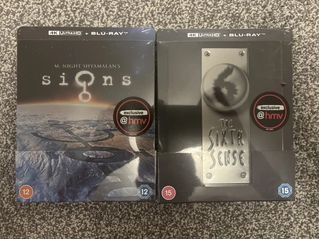 THE SIXTH SENSE + Signs 4K UHD Blu-ray SteelBook U.K. Exclusive £59.99 ...
