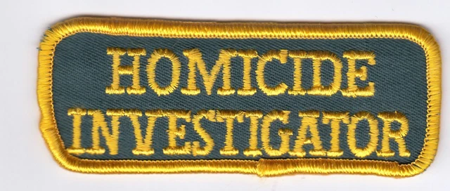VINTAGE FLORIDA HIGHWAY Patrol Homicide Investigator Tab Police Patch ...