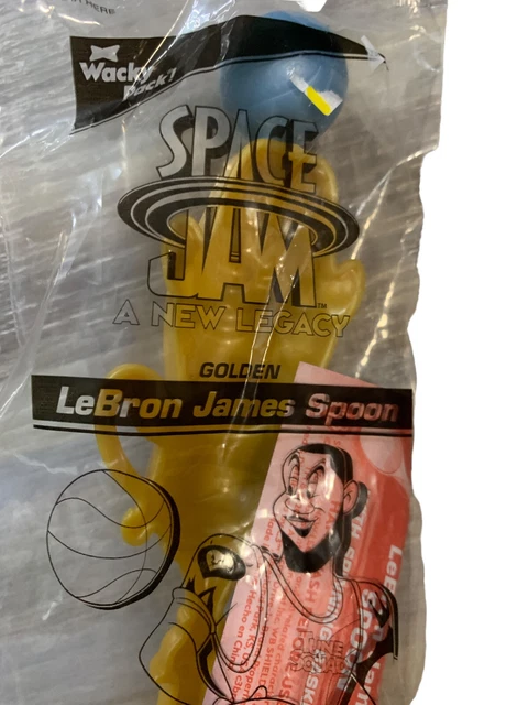 LEBRON JAMES GOLDEN Spoon Space Jam Legacy Sonic Wacky Pack Toy 2022 ...